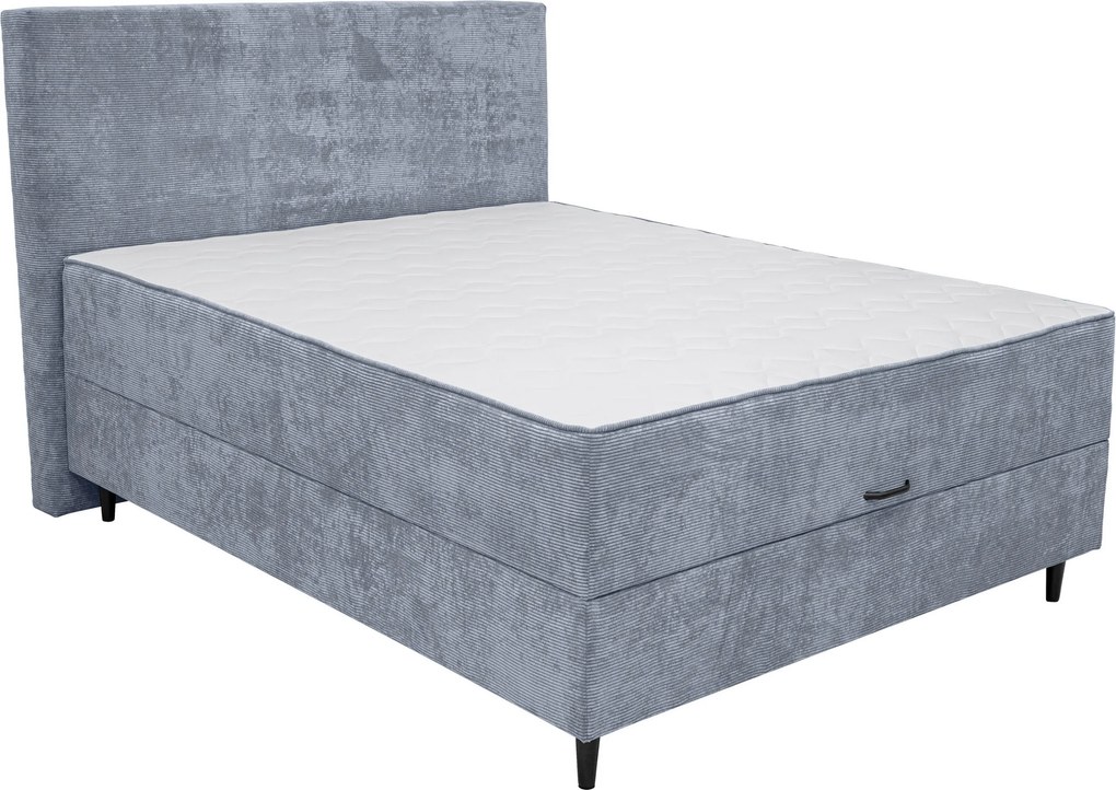 XXXLutz POSTEL BOXSPRING, tmavě šedá Hom`in - Postele s úložným prostorem - 001933004603