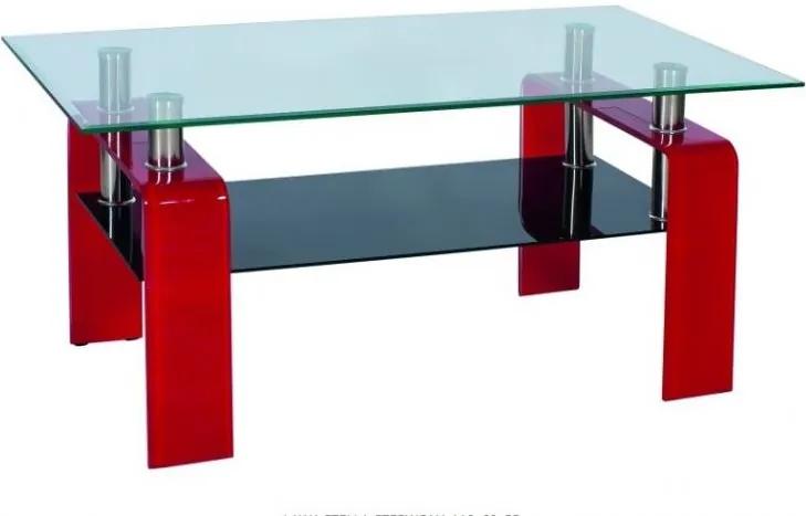 Konferenční stolek Stella - červený