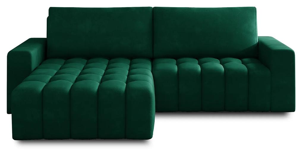Eltap Rohová sedací souprava Bonett Materiál a barva potahu: Kronos 19 - tmavě zelená, Orientace: levá