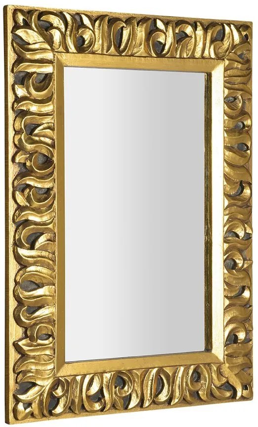 Sapho ZEEGRAS zrcadlo v rámu, 70x100cm, zlatá - IN448