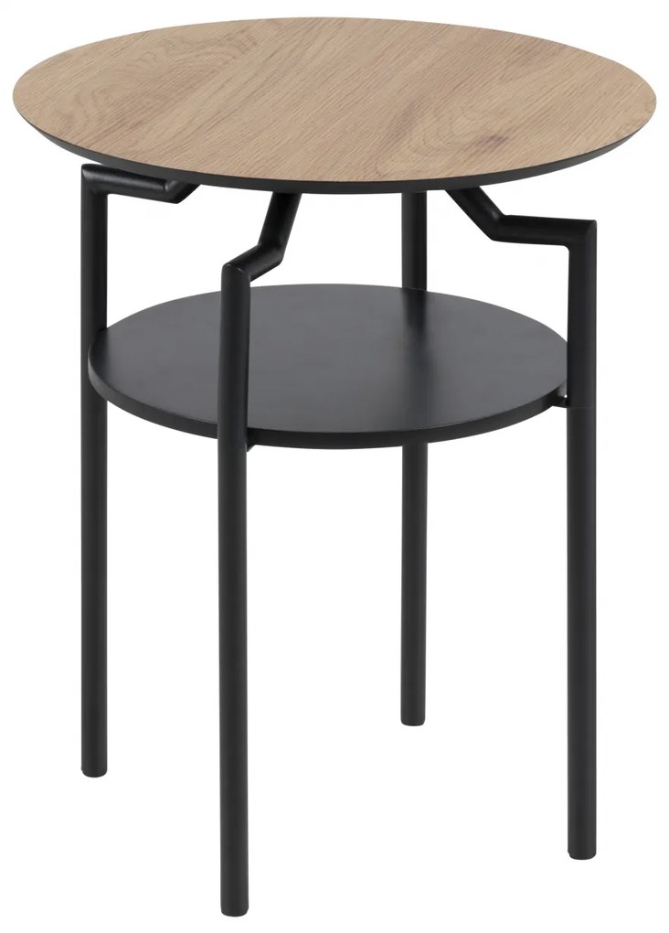 Bighome - Příruční stolek GOLDINGTON 45 cm, černá
