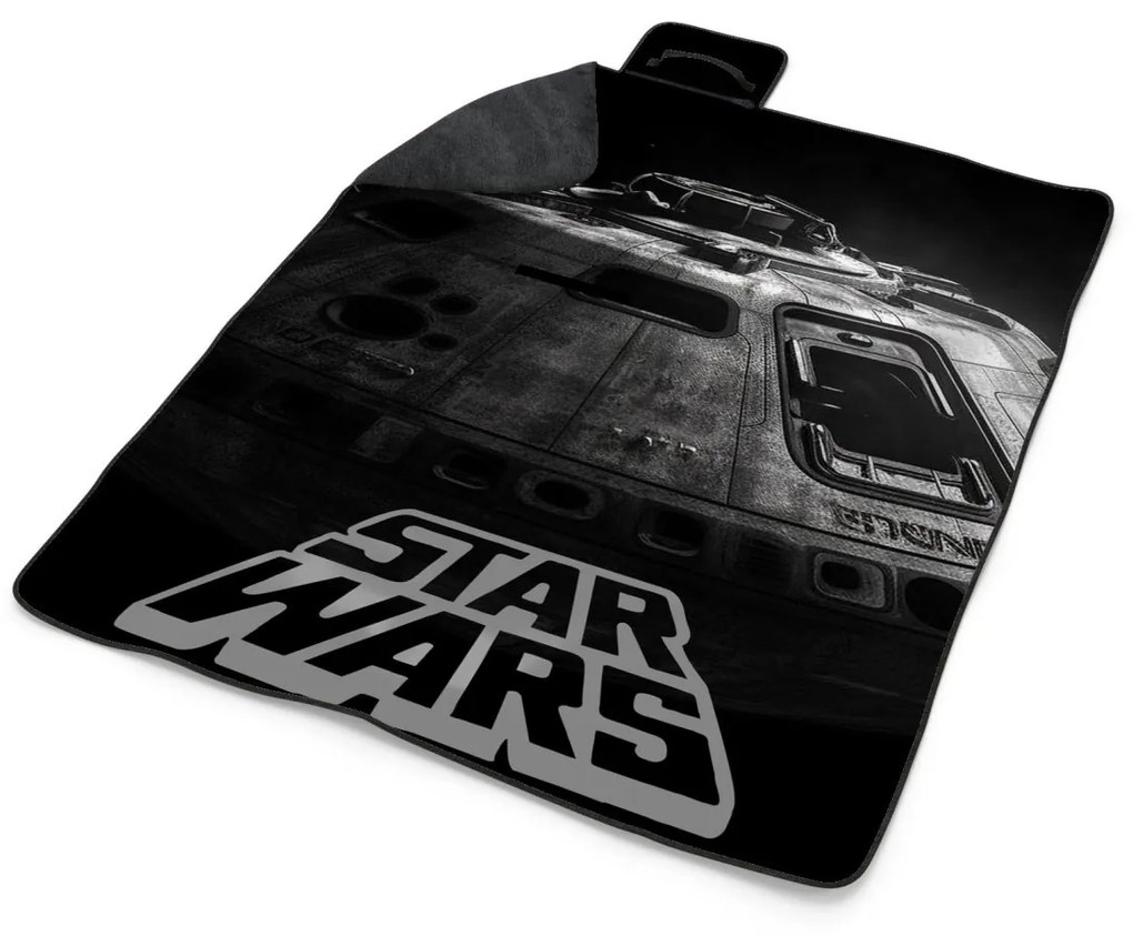 Sablio Plážová deka Star Wars Vesmírná loď: 200x140 cm