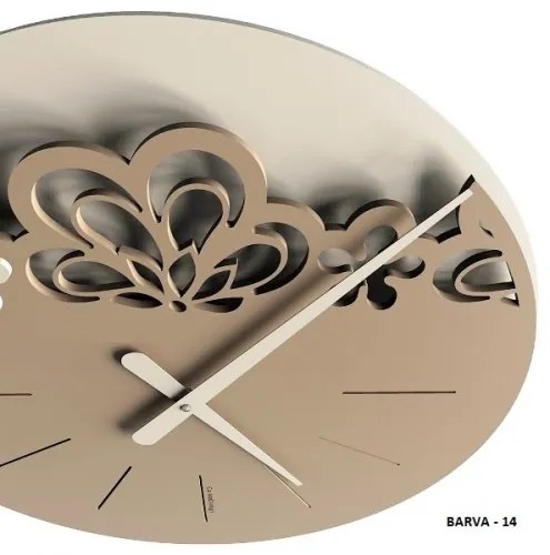 Designové hodiny 56-10-2 CalleaDesign Merletto Big 45cm (více barevných variant) Barva bílá-1 - RAL9003
