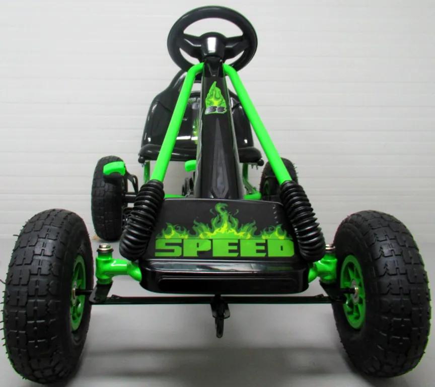 R-Sport Dětská šlapací motokára G3 Zelená