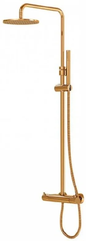 Steinberg 100 - Sprchový set s termostatem, průměr 200 mm, růžové zlato 100 2721 RG