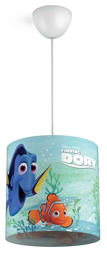 PHILIPS Disney 71751/90/16 dětské závěsné svítidlo Finding Dory 1x23W E27