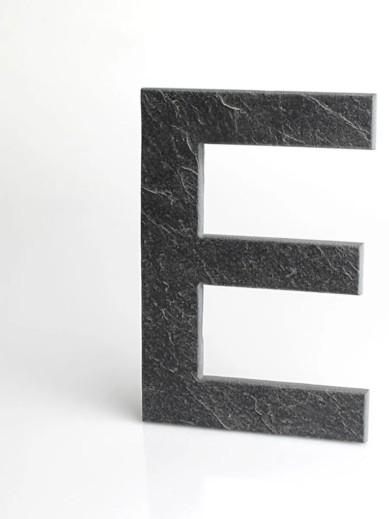 Domovní číslo popisné Břidlice EUROMODE - písmeno "E"