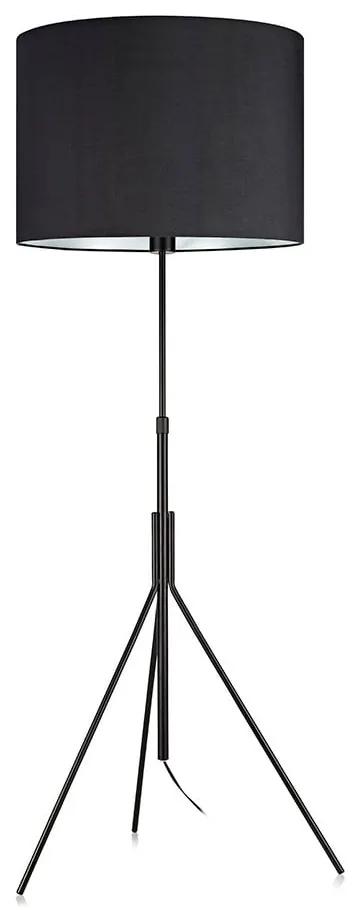 Černá stojací lampa Markslöjd Sling, ø 52 cm