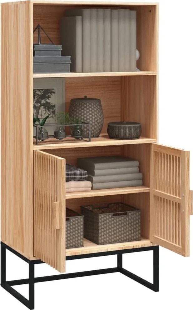 vidaXL Highboard 60 x 35 x 125 cm kompozitní dřevo [352135] Barva: Bílá