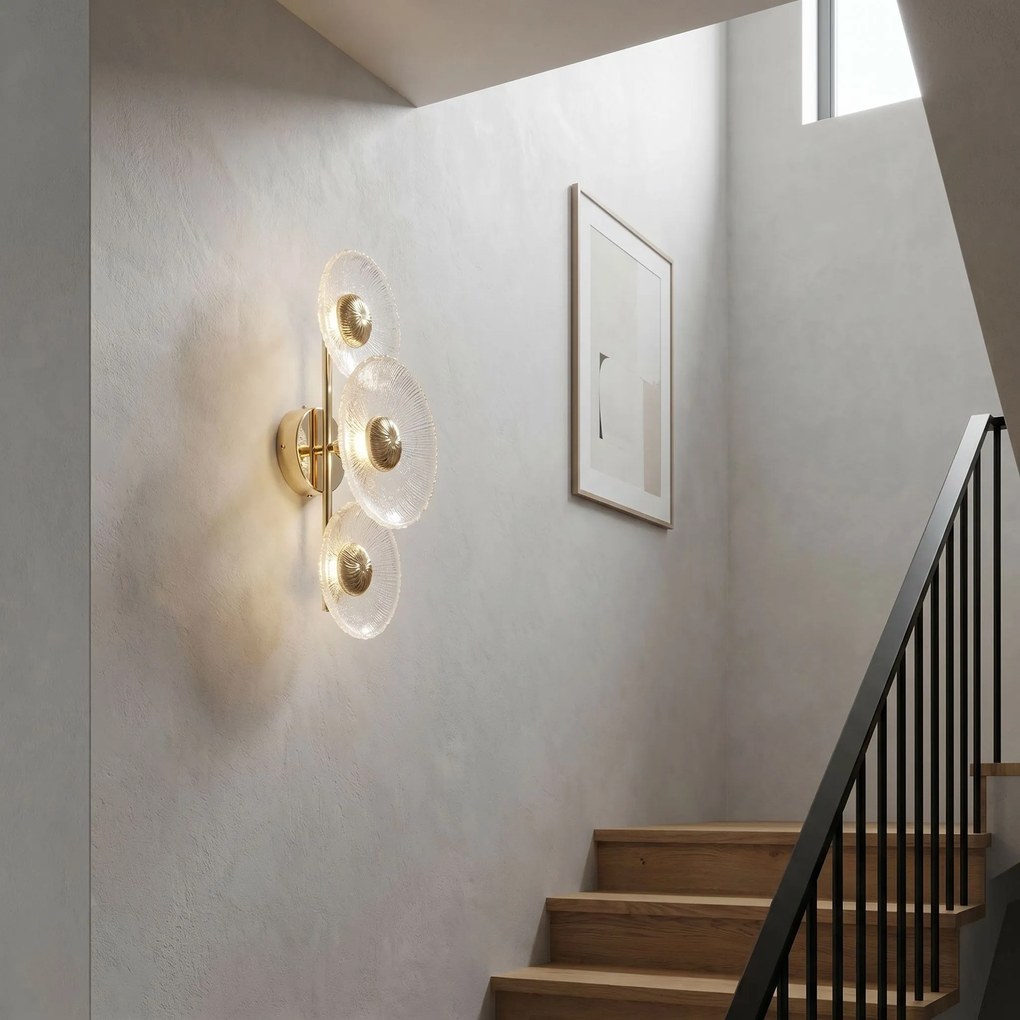 Toolight Rea, NÁSTĚNNÉ LED SVÍTIDLO SWE072-W GOLD, OSW-30201