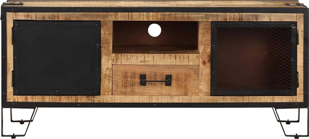 TV stolek 110 x 31 x 46 cm hrubé mangovníkové dřevo 328284