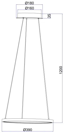 Globo 67192-19 - LED Lustr na lanku RALPH LED/19W/230V