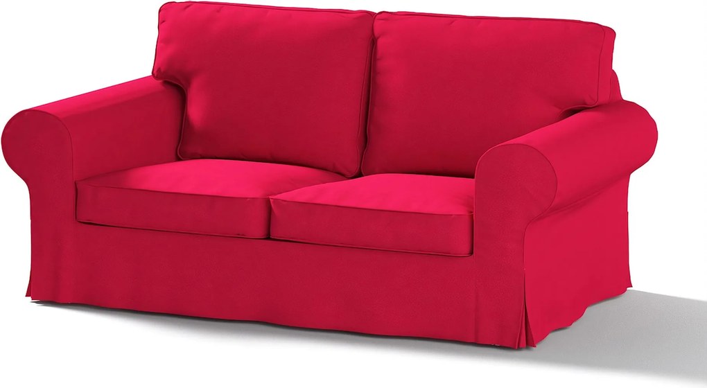 Potah na pohovku IKEA Ektorp 2-místná rozkládací NOVÝ MODEL 2012 barva červená látka pletený vzor