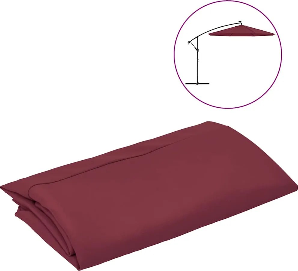 Náhradní potah na slunečník Bordeaux 300 cm 313809