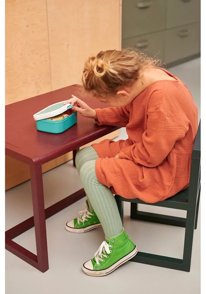 Světle zelené plastové dětské svačinové boxy v sadě 2 ks Little Farm by Little Dutch – Mepal