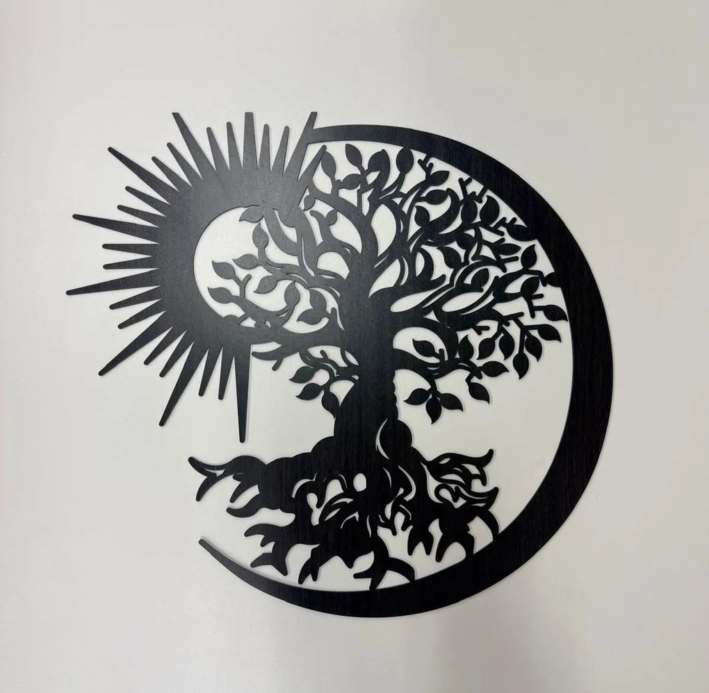 dřevo života Dřevěný obraz stromu JASNOSTI - II. jakost Zvolte rozměr (cm): 40x40, Zvolte barvu dekoru: Wenge