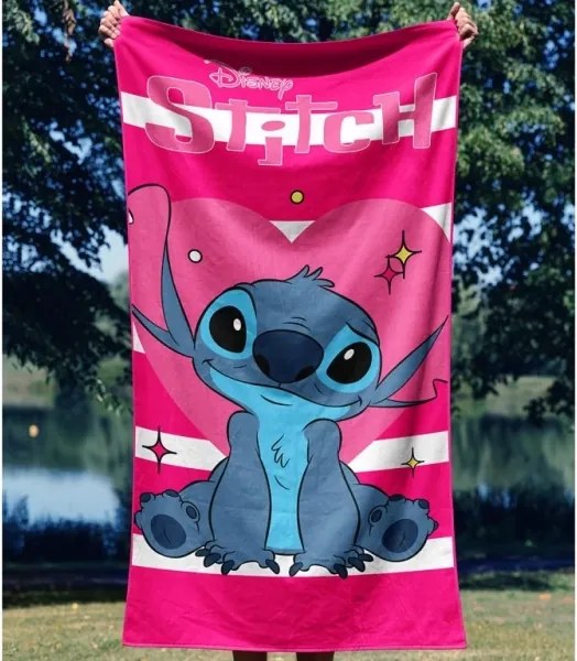 Carbotex osuška Lilo a Stitch Láska Hory Přenáší 70x140 cm