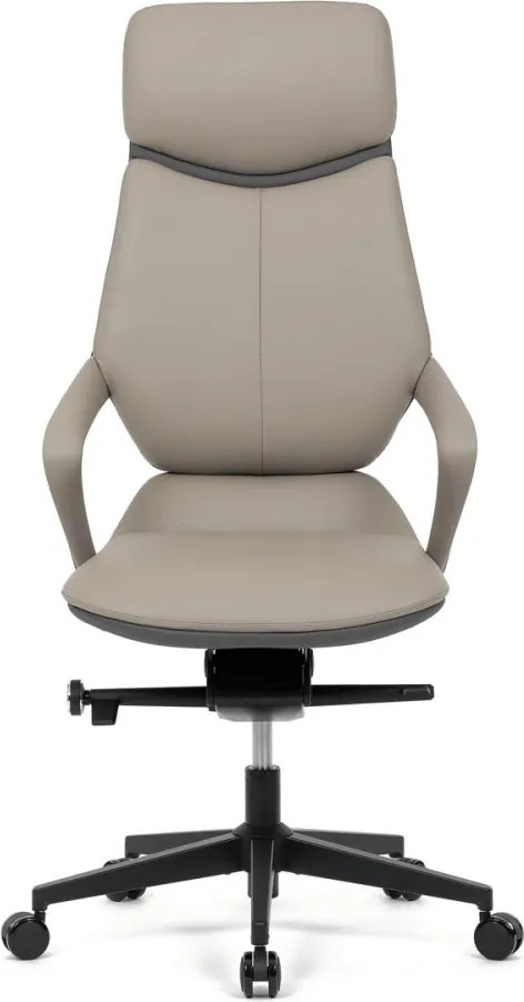 Kancelářské křeslo KA-T8426 GREY, houpací mechanismus, šedá ekokůže (59 x 63) cm