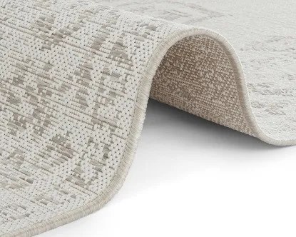 Hanse Home, Kusový koberec Beach 103854 Cream/Beige – na ven i na doma, 120x170, bílá, chodba / předsíň