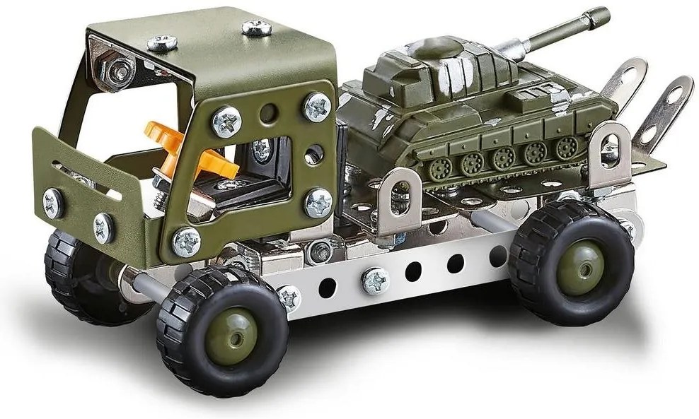 Stavebnice made mechanik vojenské auto, 133 ks