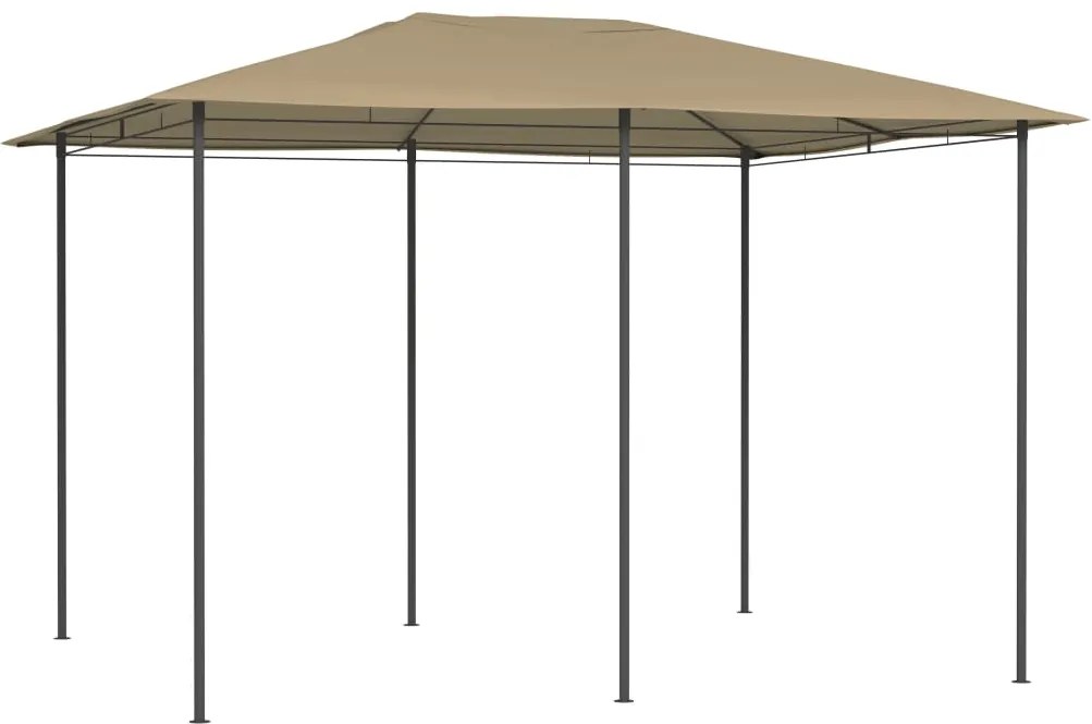 vidaXL Marketos Altán 3 x 4 x 2,6 m taupe 160 g/m²