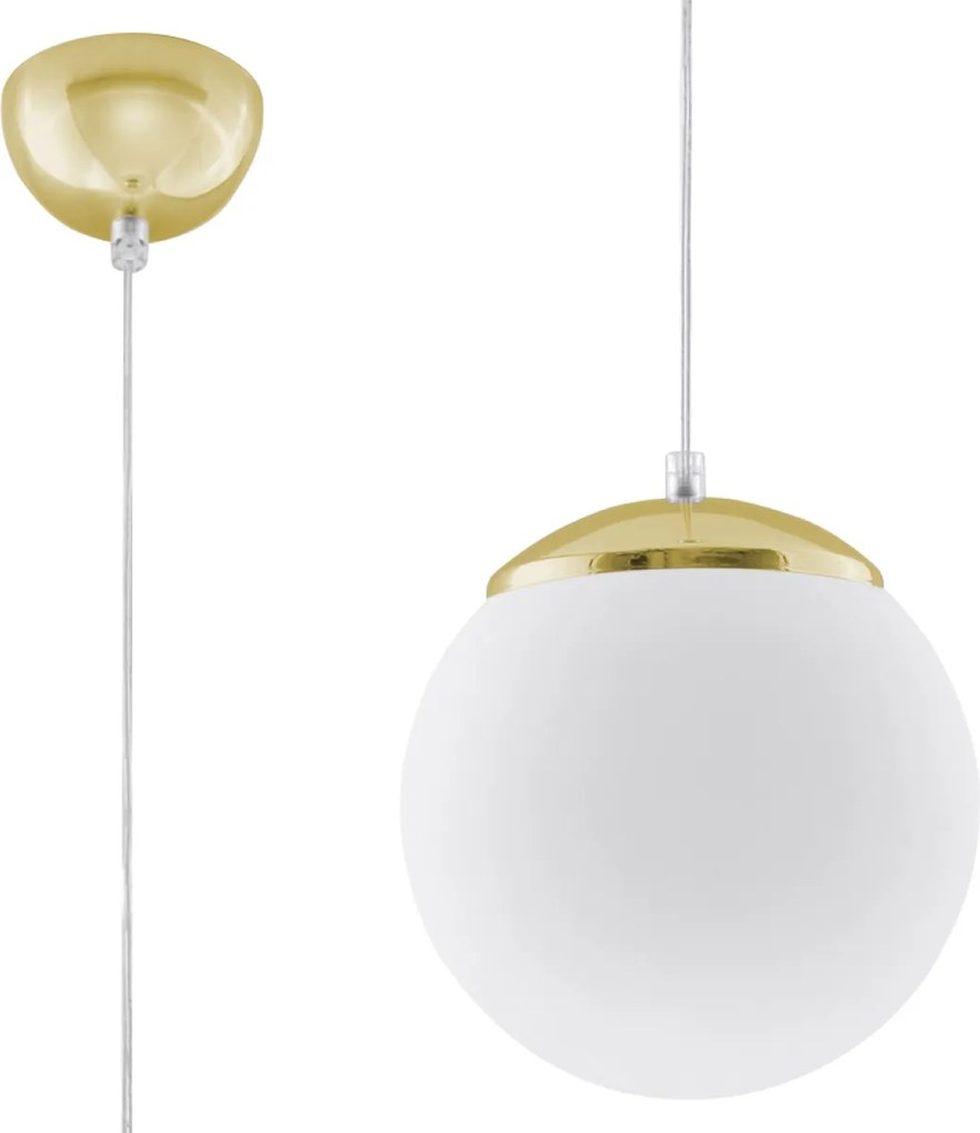 Sollux Lighting Závěsné svítidlo UGO 20 zlaté