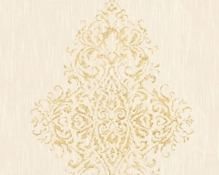 A.S. Création | 31945-2 tapety na zeď AP Luxury Wallpaper | 0,53 x 10,05 m | krémová, zlatá