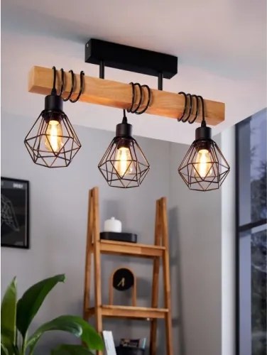 Přisazený lustr EGLO Townshend 3x60W E27 44074