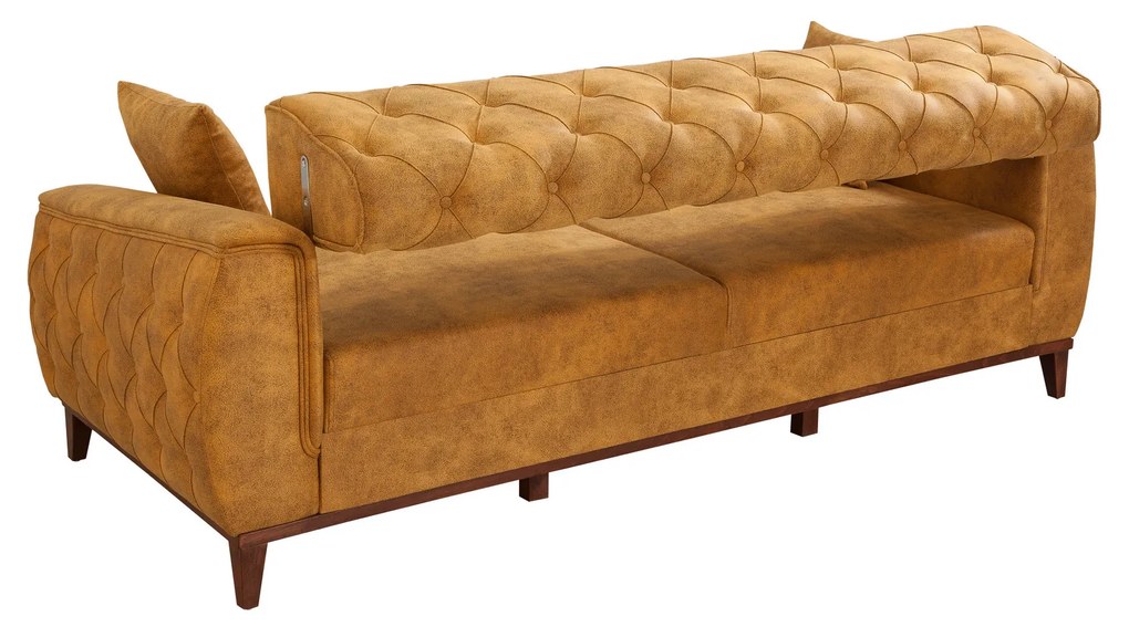 Atelier del Sofa Sedací souprava Marta-TKM06-Yellow, Žlutá