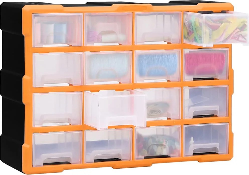 Organizér se 16 středními zásuvkami 52 x 16 x 37 cm 149601