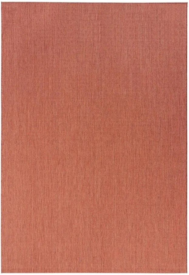 Koberec v terakotové barvě vhodný do exteriéru Bougari Match, 120 x 170 cm
