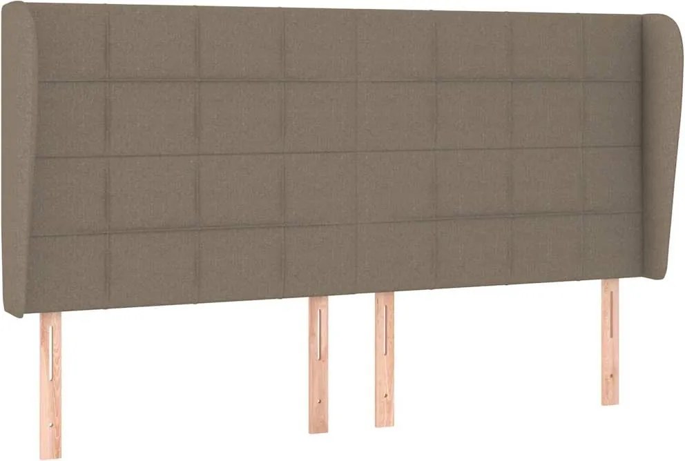 Box spring postel s matrací taupe 180x200 cm textil 3127985