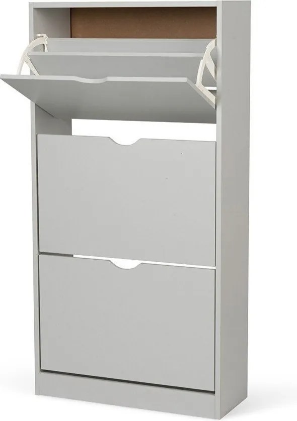 Šedý výklopný botník 60x118x24 cm Stelo – Bonami Essentials