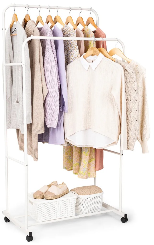 4Home Věšák na oblečení na kolečkách Garment