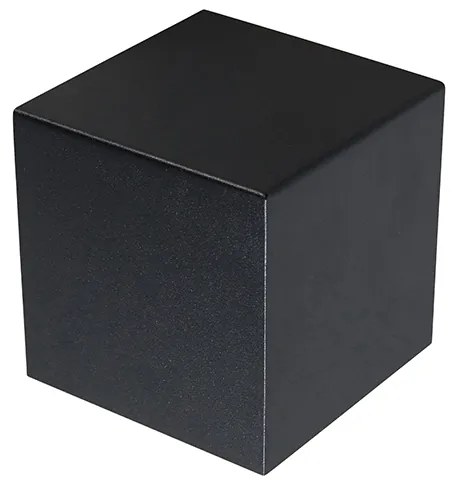 Moderní nástěnná lampa černá - Cube