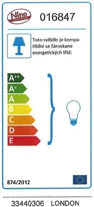 Lustr London, imitace křišťálů