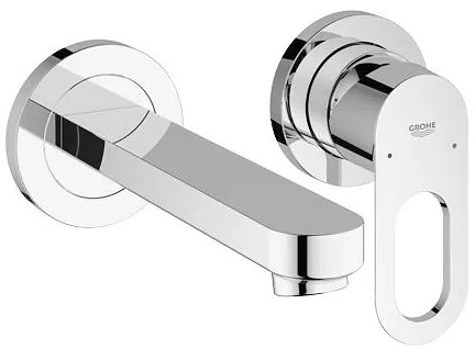 GROHE 20289000 - Umyvadlová dvouotvorová baterie BAULOOP 110 mm lesklý chrom