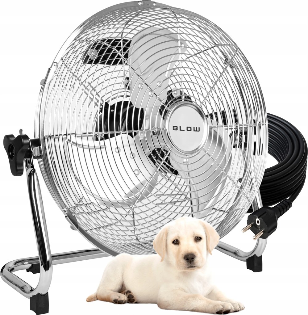 Ventilátor Větráček Podlahový Cirkulátor Silný Tichý 70W 3 Režimy Kov 30CM