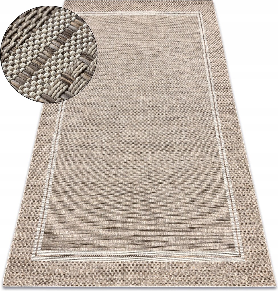 Koberec Šňůrkový Boho 160x230 cm Sisal béžový #B864