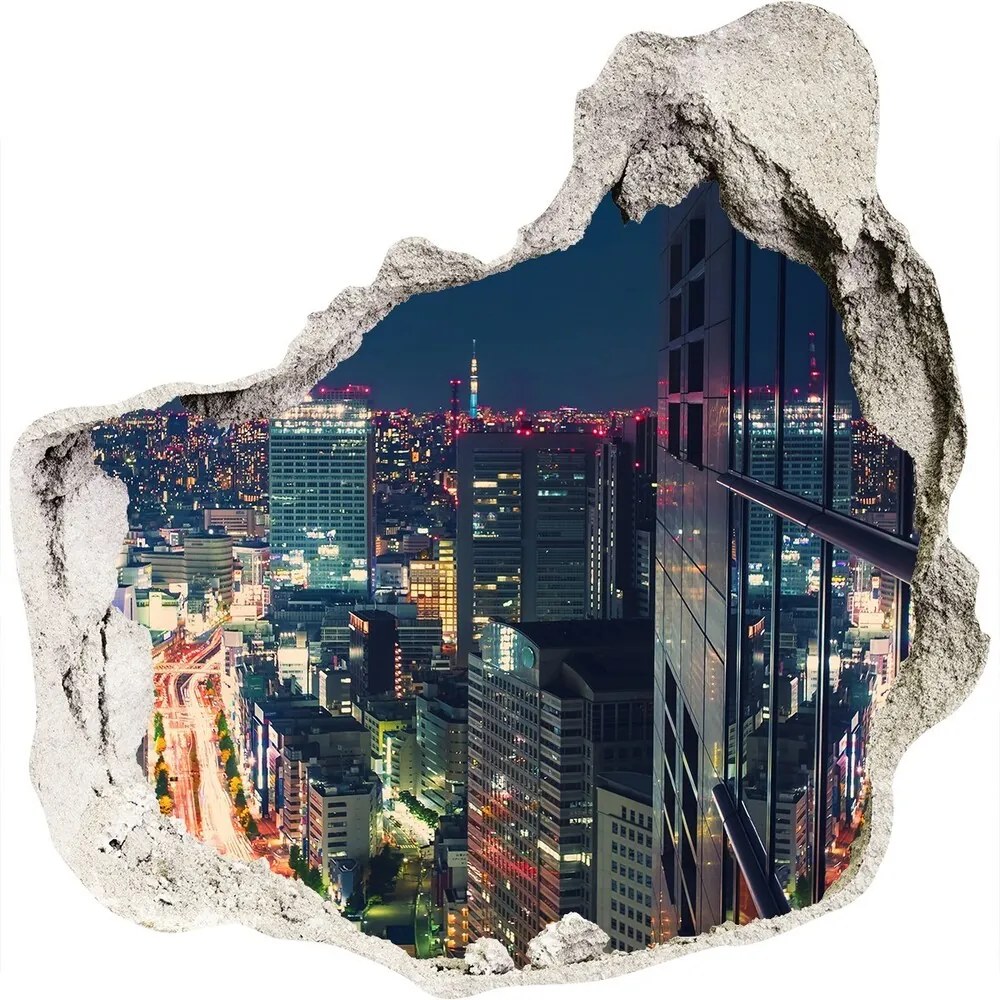 Wallmuralia Fototapeta díra na zeď 3D Tokio Japonsko 75x75 cm