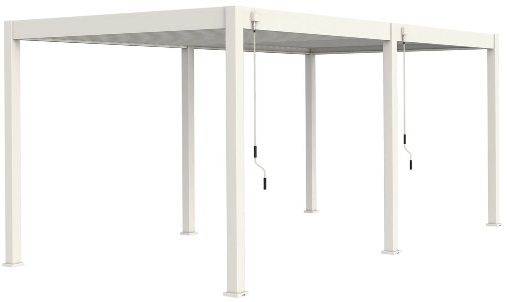 Outdoor Creations Hliníková pergola s lamelami ORION 360x530cm 6 stojek Barva: Bílá RAL 9016