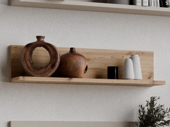 Police na zeď Asko Living, 60 cm, dub artisan