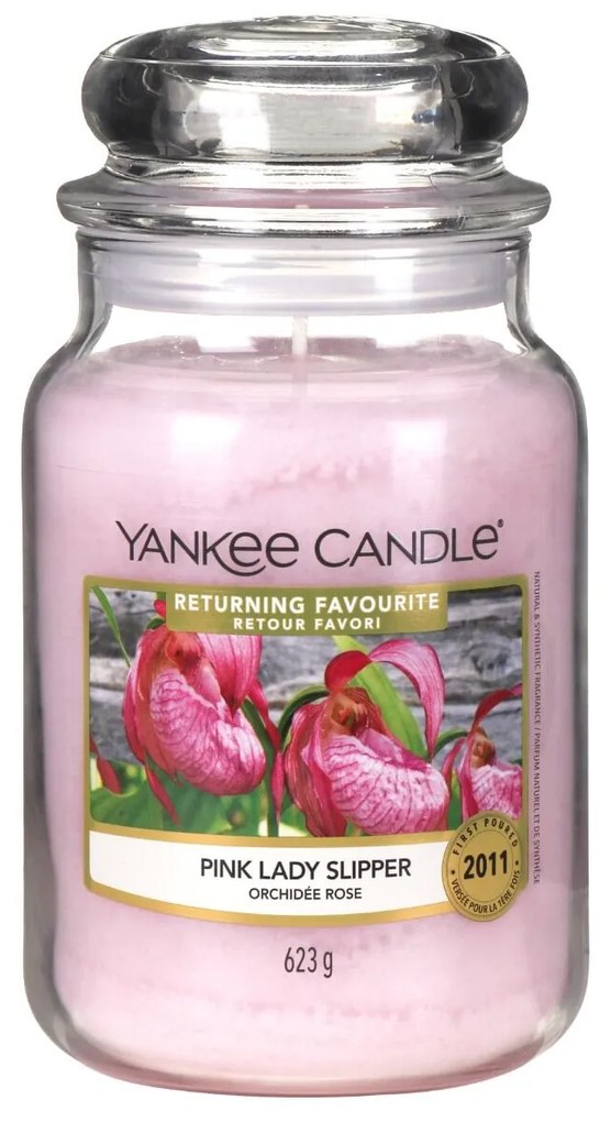 Yankee Candle Vonná Svíčka Pink Lady Slipper classic velký, 623 g