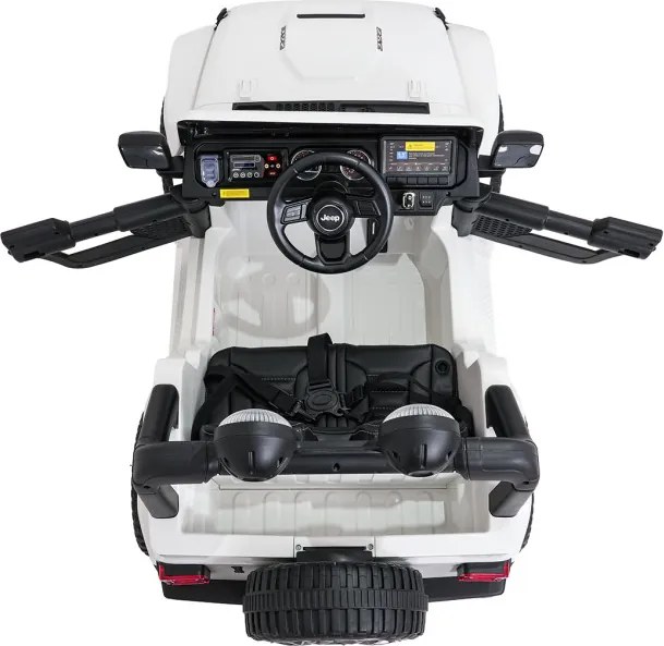 Elektrické autíčko Jeep Wrangler Rubicon LIFT bílé