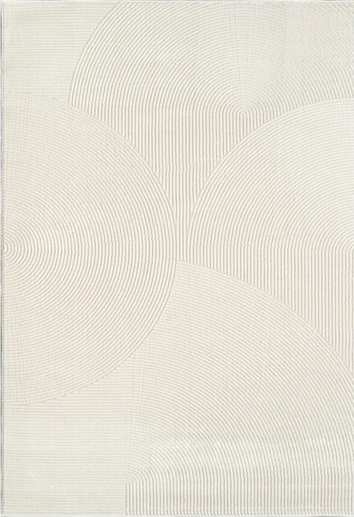 Angel Carpet, Kusový koberec Zafiro 25 Cream, 240x340, bílá, kancelář