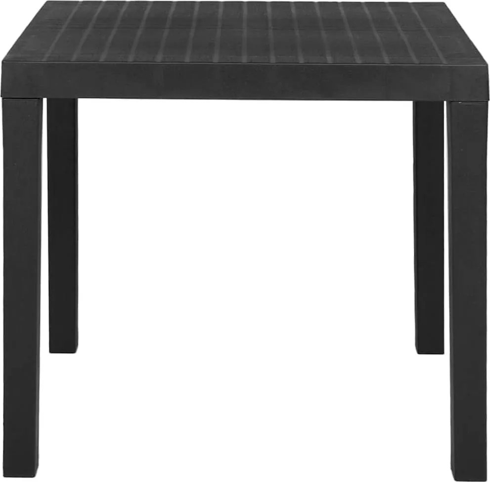 Zahradní stůl šedý 79 x 65 x 72 cm plast 315843