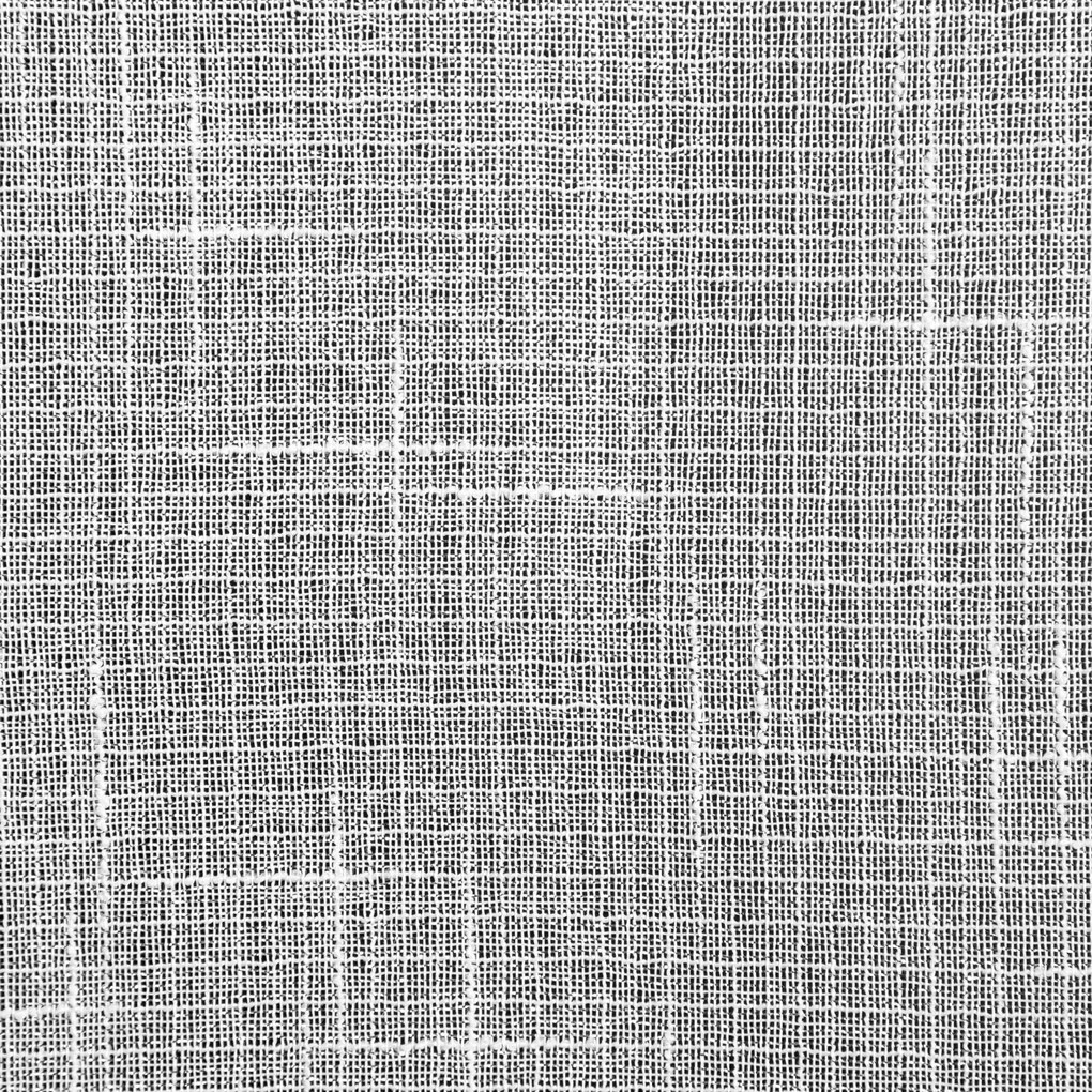 ZÁCLONA NA KROUŽCÍCH EMMA 290X145 CM BÍLÁ
