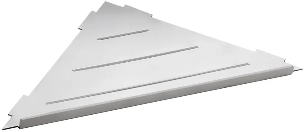Sapho, SMART rohová police do spár 297x15x210 mm, leštěná nerez, XJ615