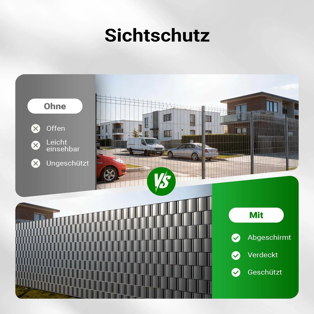 Stínicí pás do plotu Wiltec – 19 cm, antracitová (51494)