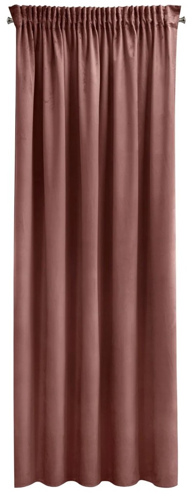 ZATEMŇOVACÍ ZÁVĚS NA PÁSCE PIERRE CARDIN SIBEL 140X270 CM STARORŮŽOVÁ